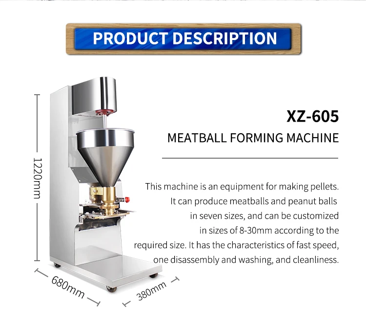 Efficient Meatball Maker - Automatic Meatball Machine