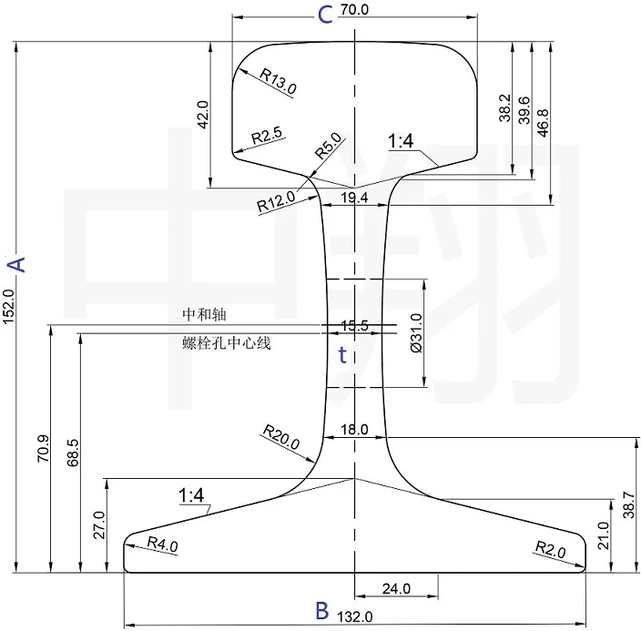 50kg Rail - Durable Heavy Rail for Railroad Track Material