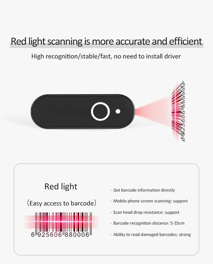 M40 Mini 1D Barcode Scanning System for Efficient Inventory Management