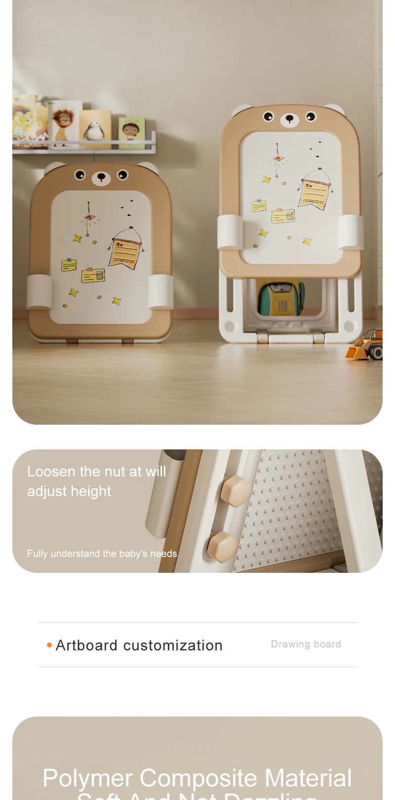 Mini Magnetic Board Stand - Doodle Dry Erase Books for Kids