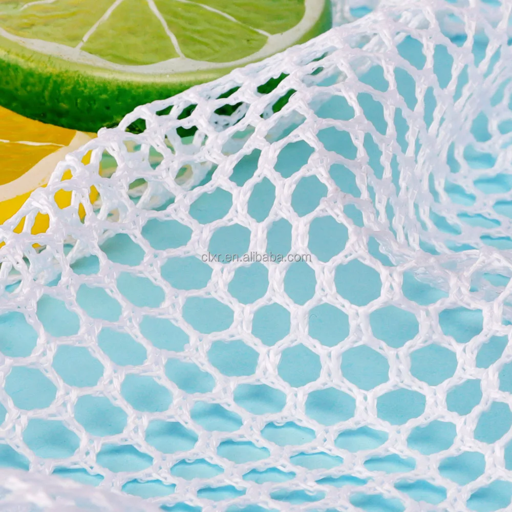 White Different Kind Polyester Knit Hard Stiff Tulle Net Mesh Fabric ...