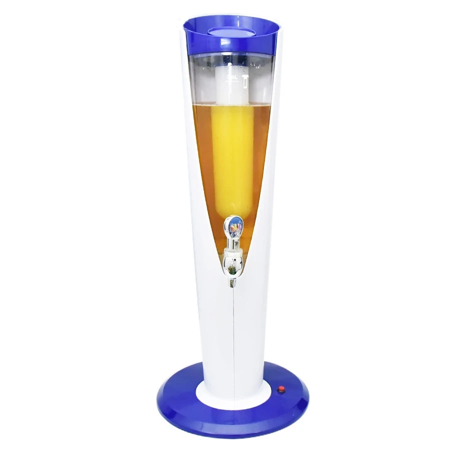 Customized LED Lighted Bar Juice Beer Tower with Ice