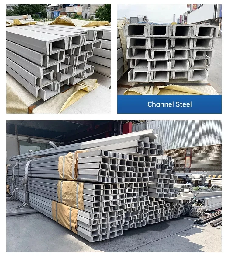 Galvanized U-shaped and C-shaped Steel Channels U-Beam and C-Beam U ...