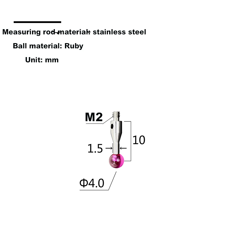 Cmm Ruby Probe M2 Tungsten Carbide Probe High Precision Probe Complete ...