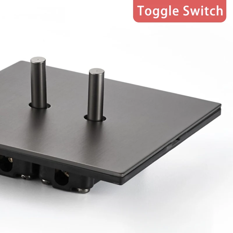 Retro Luxury gold Switch and Toggle control switch with Stainless Steel ...