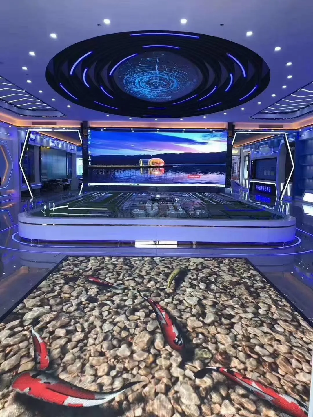 Interactive Digital Full Color Tile Wall For Dancing Gaming Video Stage ...