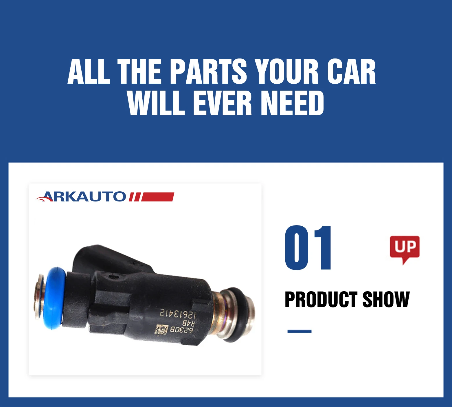 Arkauto Fuel Injector 12613412 217-3412 M1410 Fj1089 67696 Fj10736 For ...