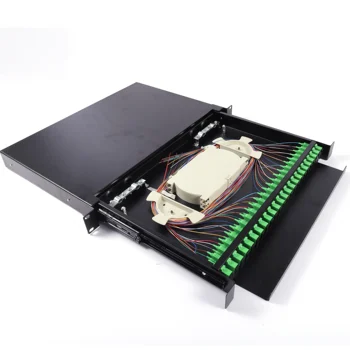 Sliding Fiber Optic Patch Panel Odf Fiber Optic Rack Mount Enclosure ...