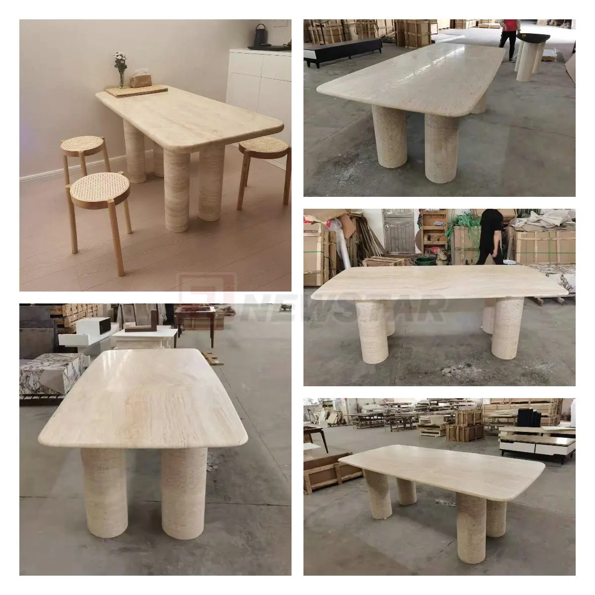 Marble Pedestal Dining Tables - Modern Turkish Design