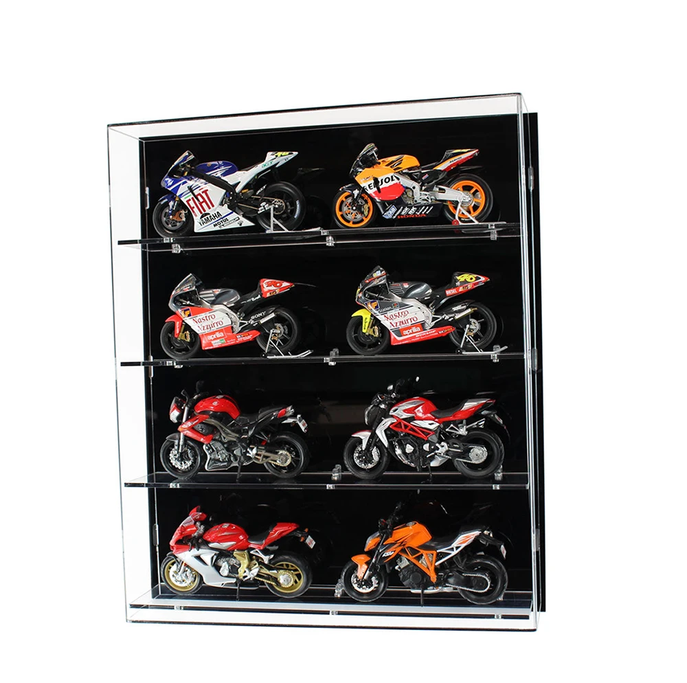 Factory Custom Clear Acrylic Diecast Model Car 1/18 Scale Motorcycle ...