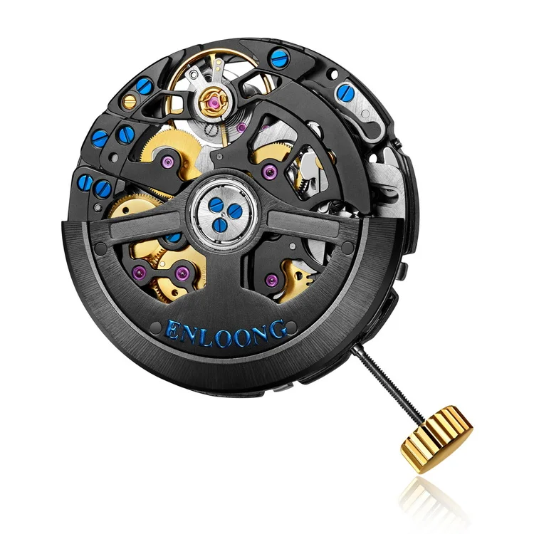 ENLOONG Luxury Chorono Graph Mechanical Movements Self Winding