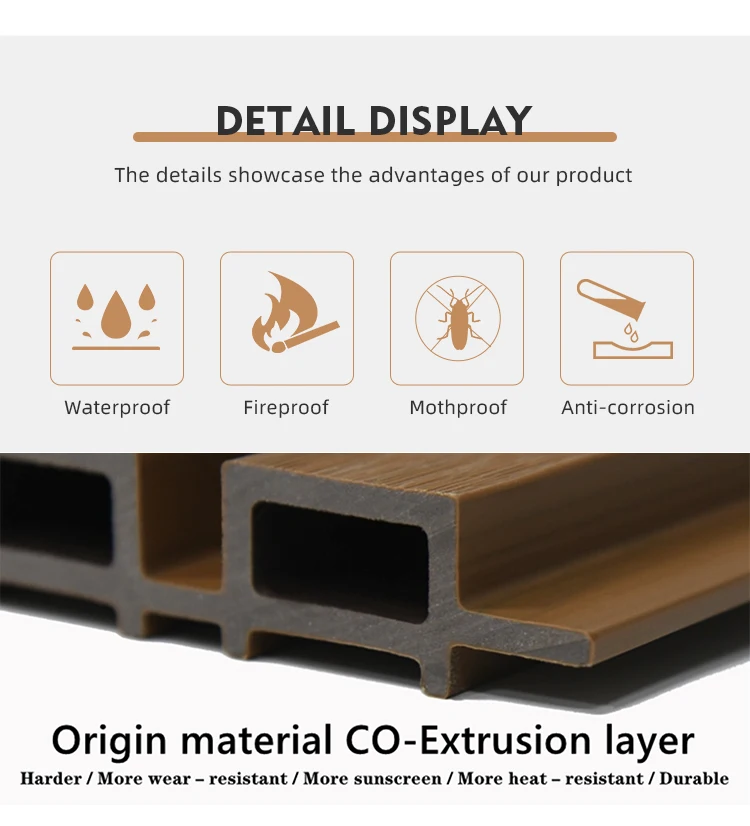 LANDING Wall Cladding Wpc Exterior Outdoor Composite External Wpc Wall ...