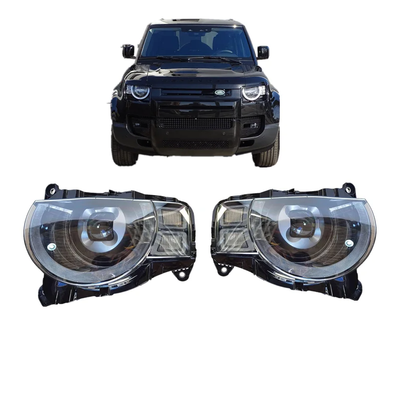 Replacement Led Front Headlight Assembly For Land Rover New Defender ...