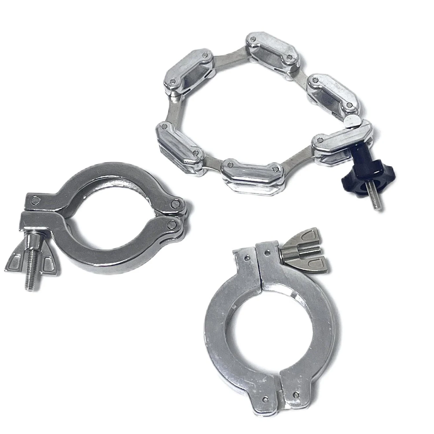 Stainless Steel Ss316l Ss304 Sanitary Vacuum Clamp Iso-kf High Vacuum ...
