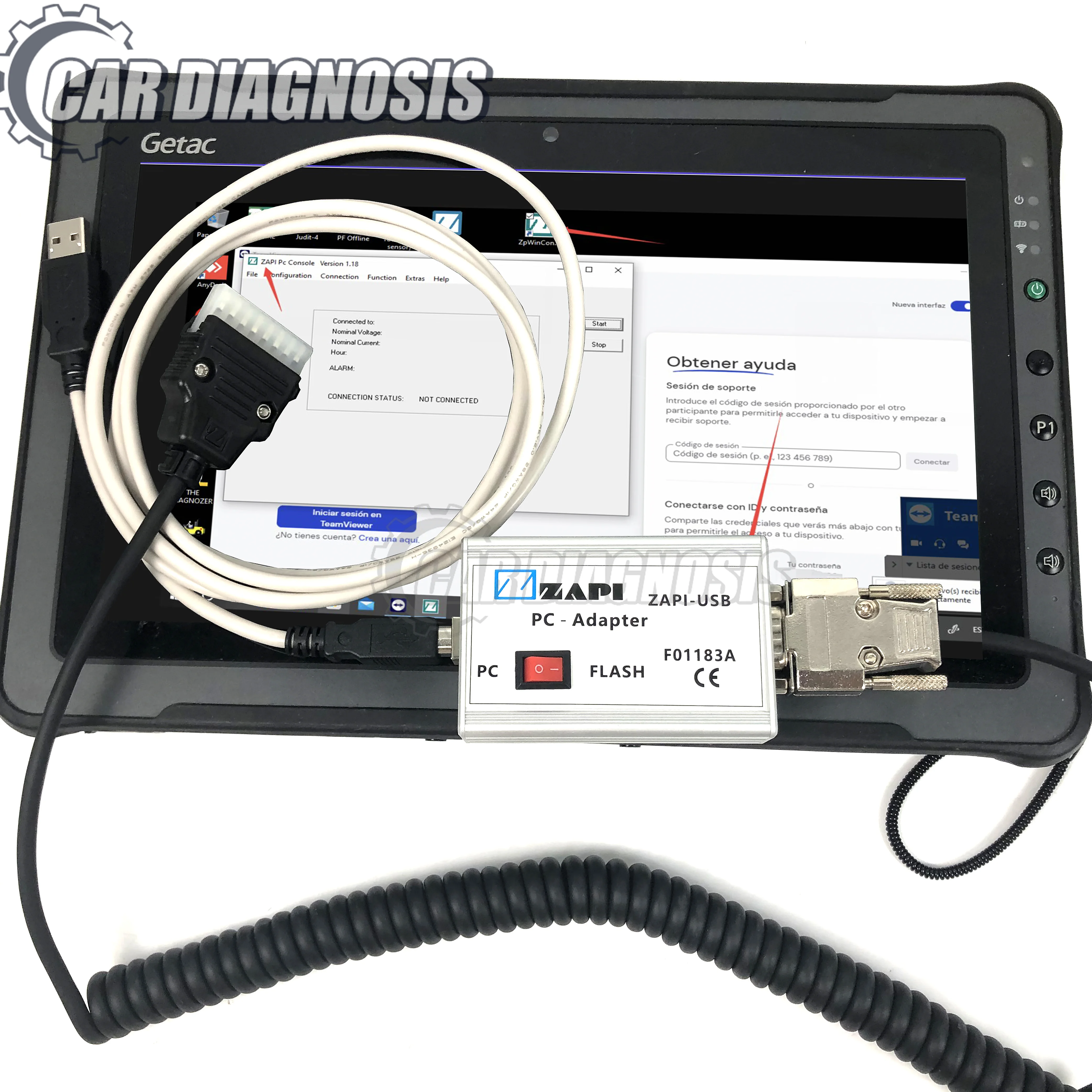 F110 Tablet for ZAPI-USB electric controller diagnostic tool ...