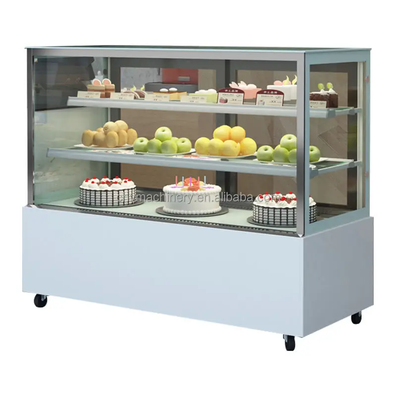 Cake Display Refrigerator Small Sushi Cooler Cabinet Bakery Fridge Mini ...