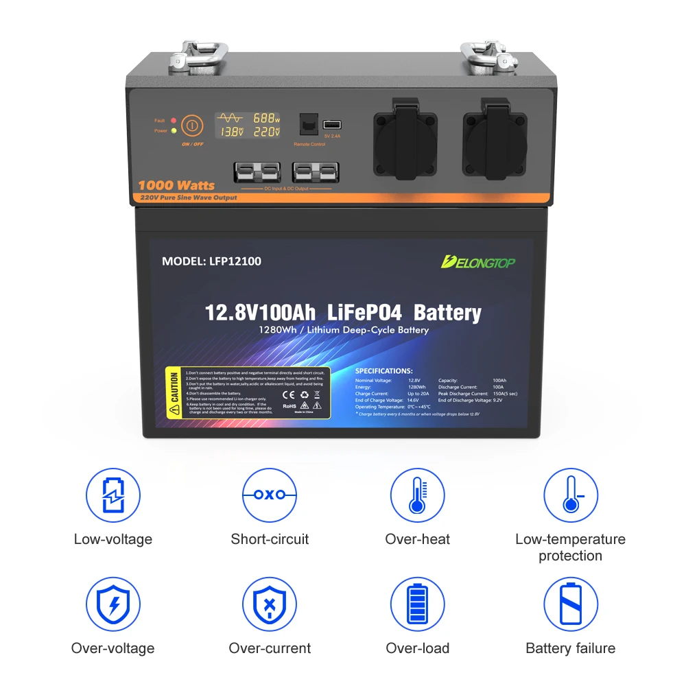 Alibaba.com: LiFePO4 Battery 12V 20Ah 40Ah 50Ah 80Ah 100Ah Deep Cycle ...