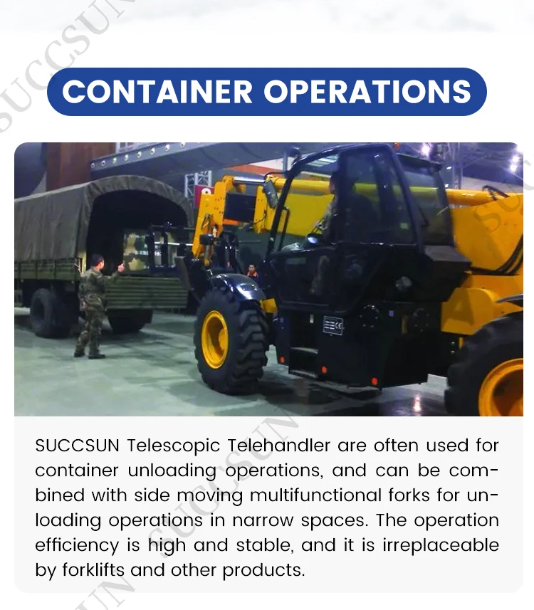 Telehandler Forklift 3.5 Ton 4 Ton 6 Ton Telescopic Handlers Forklifts ...