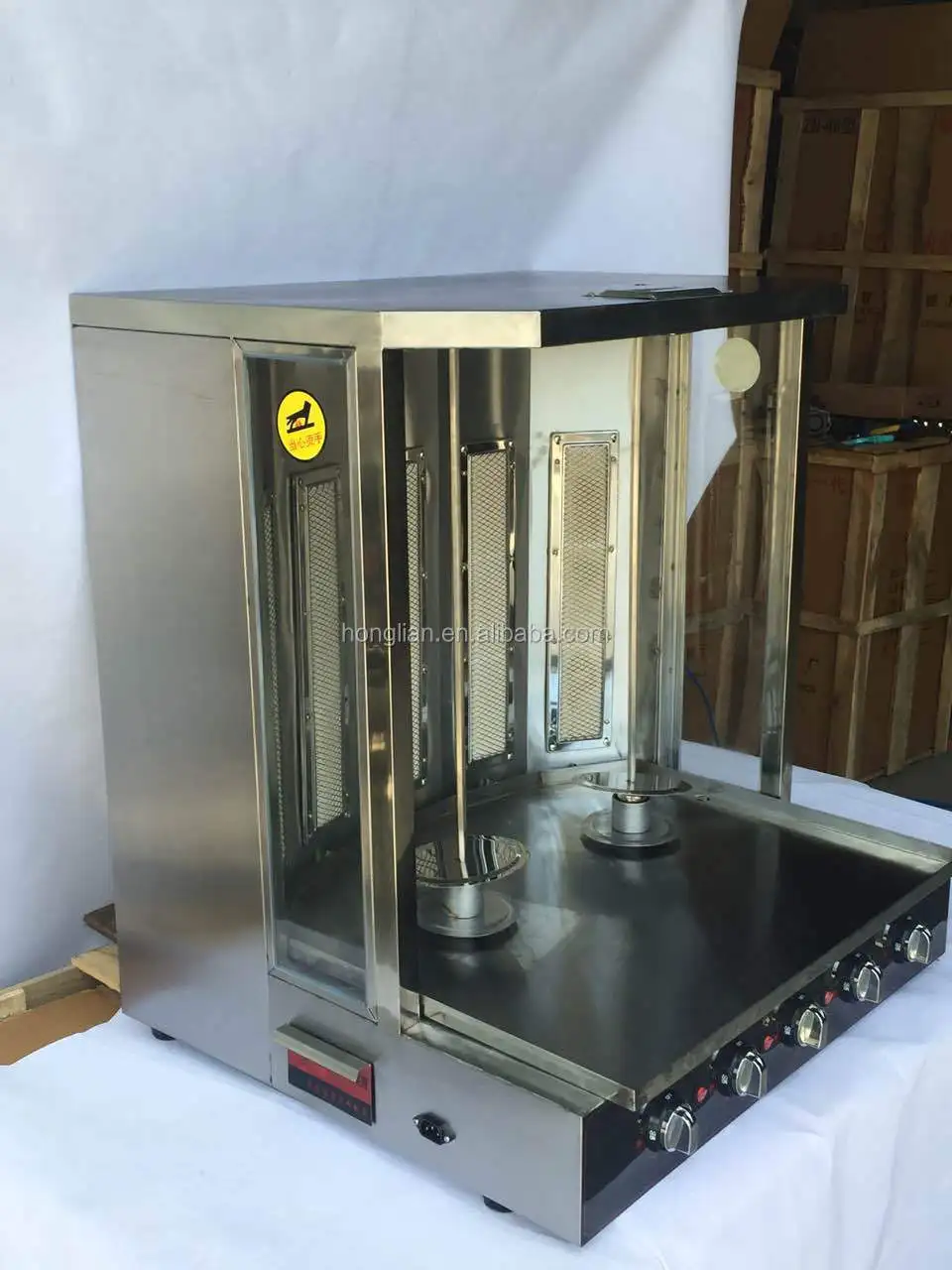 Larger Capacity Kebab Equipment Doner Kebab Shop Shawarma Making ...