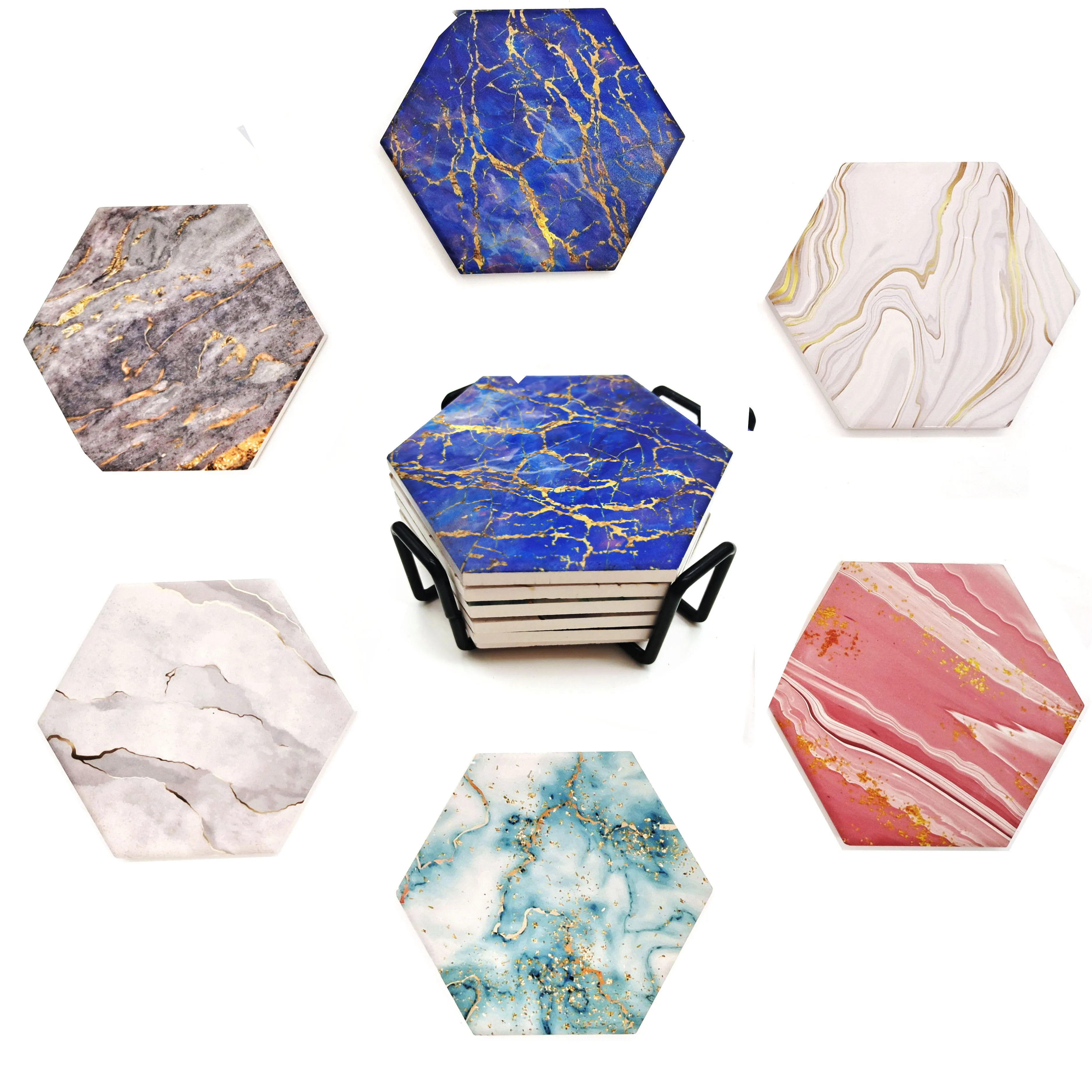 Customizable Ceramic Coasters - Perfect for DIY & Gifts