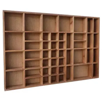 Home Solid Wood Display Rack Vintage Desktop Tape Blind Box Seal ...