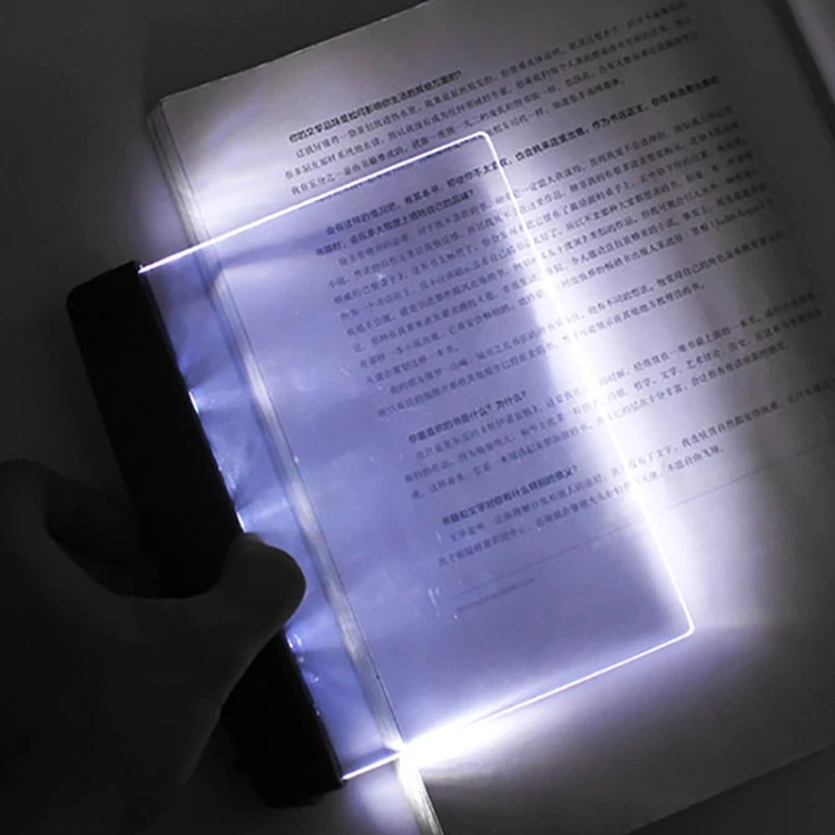 2024 3 LED Book Wedge Reading Night Puck Light Cabinet Lamp