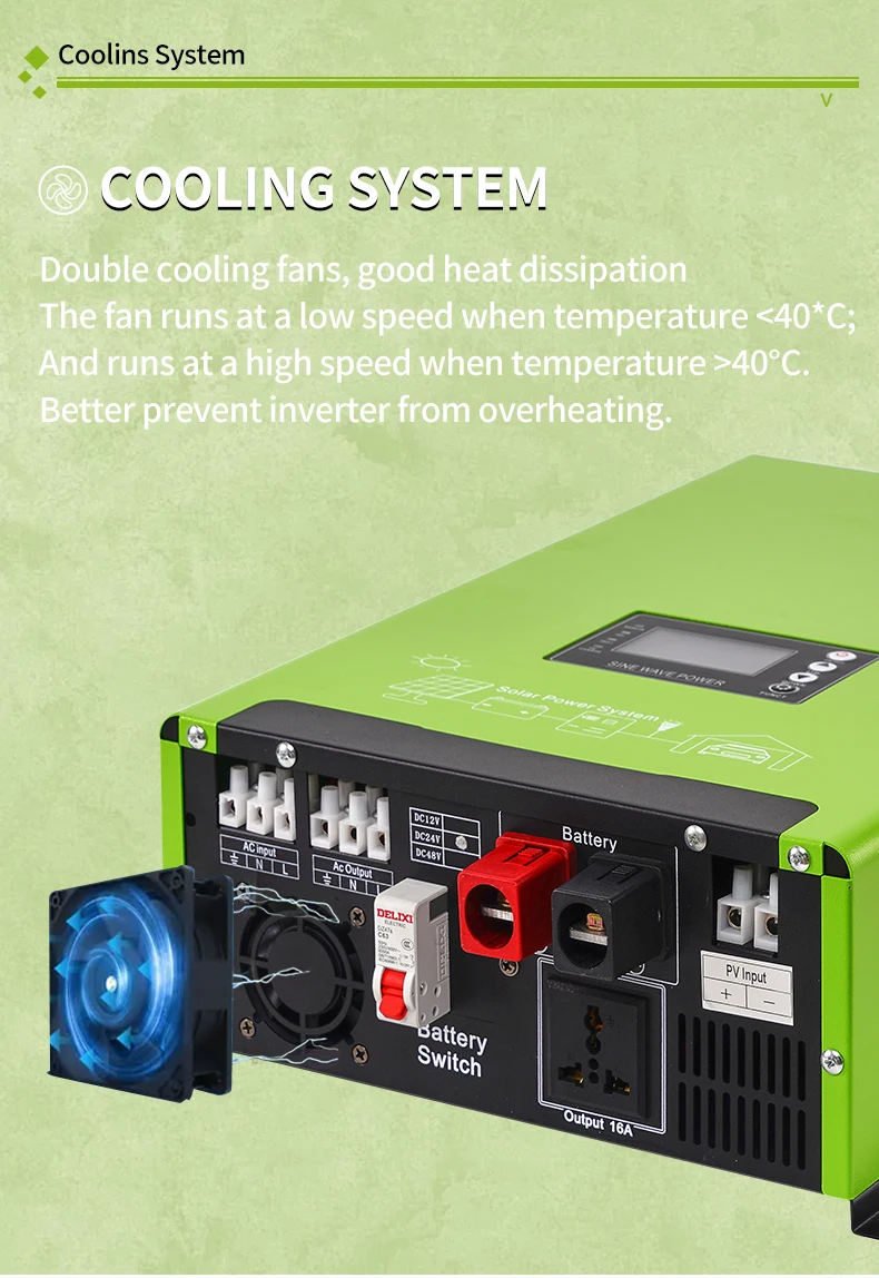 Solar Hybrid Inverter - 7kw, 6kw, 5kw Power Solutions