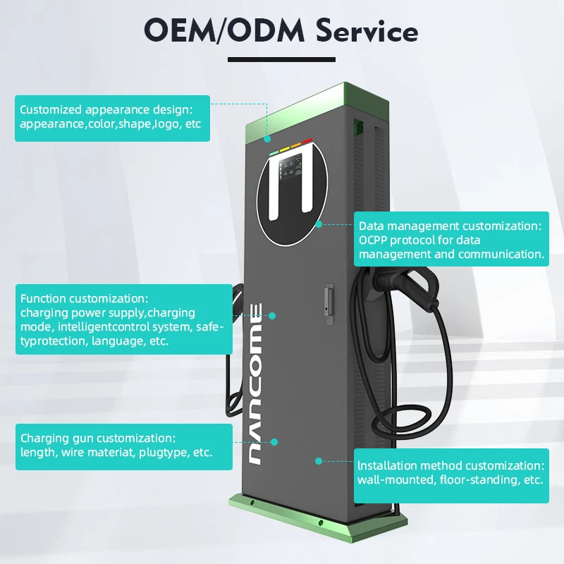 Nancome Ev Ccs2 Dc Chargers Ev Charger 30kw 40kw Dc Fast Charging Station For Electric Vehicles ...
