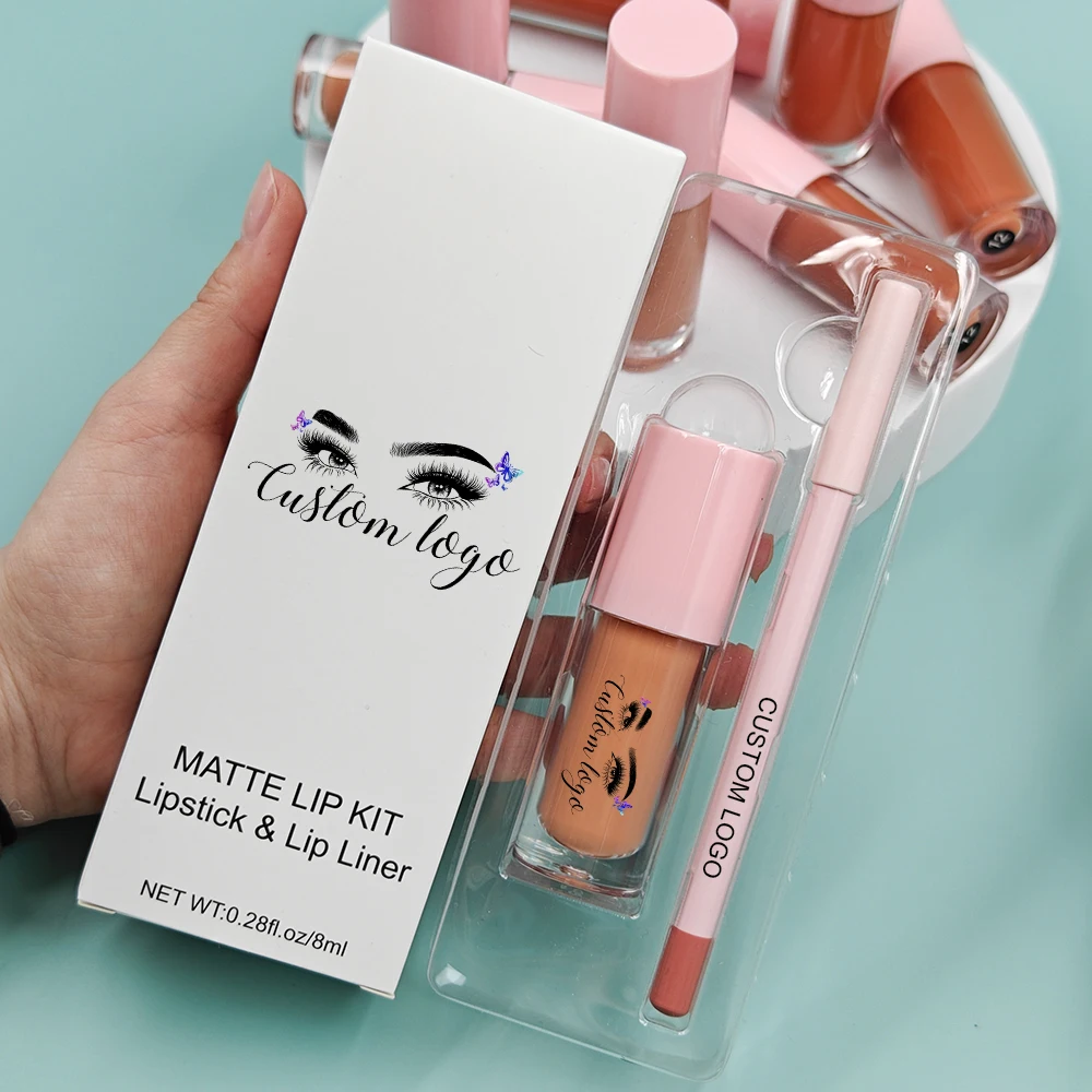 New Design 3 in 1 Lipliner Lip Oil and Lip Gloss Box Set Makeup ...