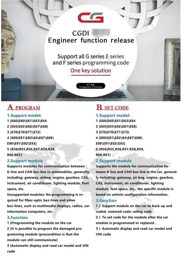 Cheap But Powerful Cgdi Prog For Bmw Auto Key Programmer+8 Foot Chip ...