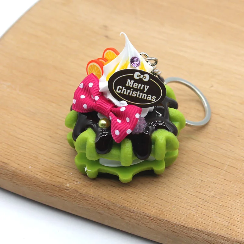 Cute Keychains 4 Different Types PVC Girly Key Chain with Cake Candy ...