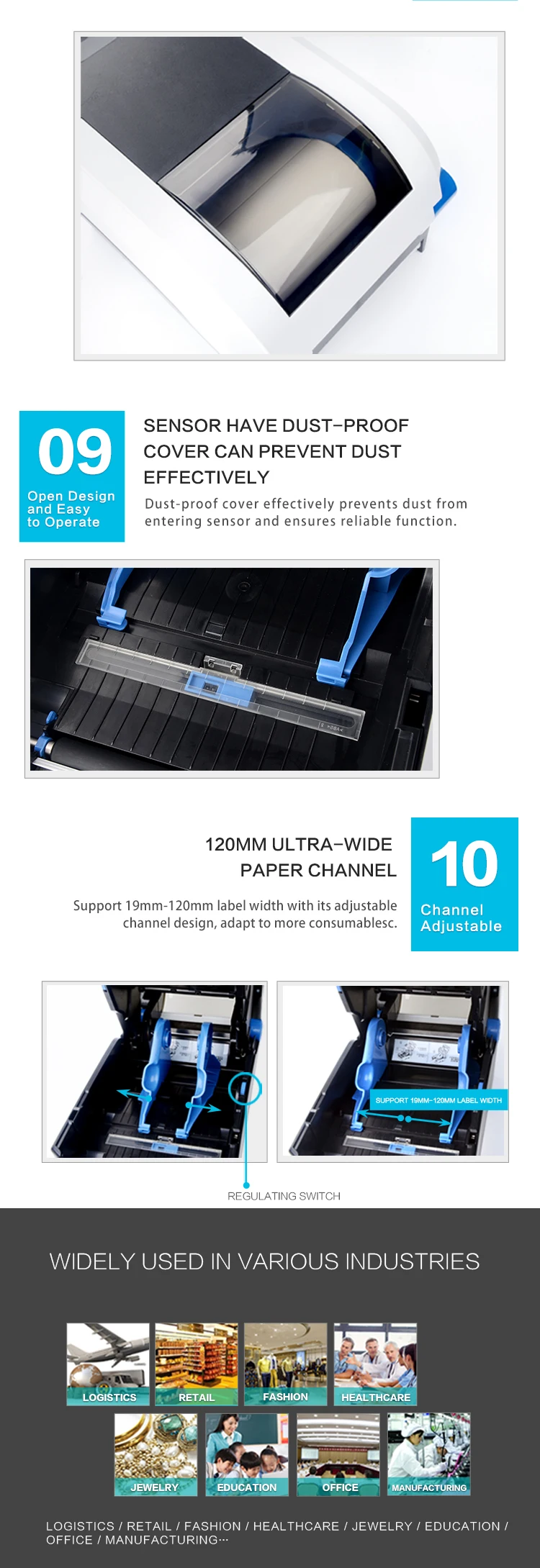 SNBC BTP-3210E Portable Label Printer - Efficient & Reliable