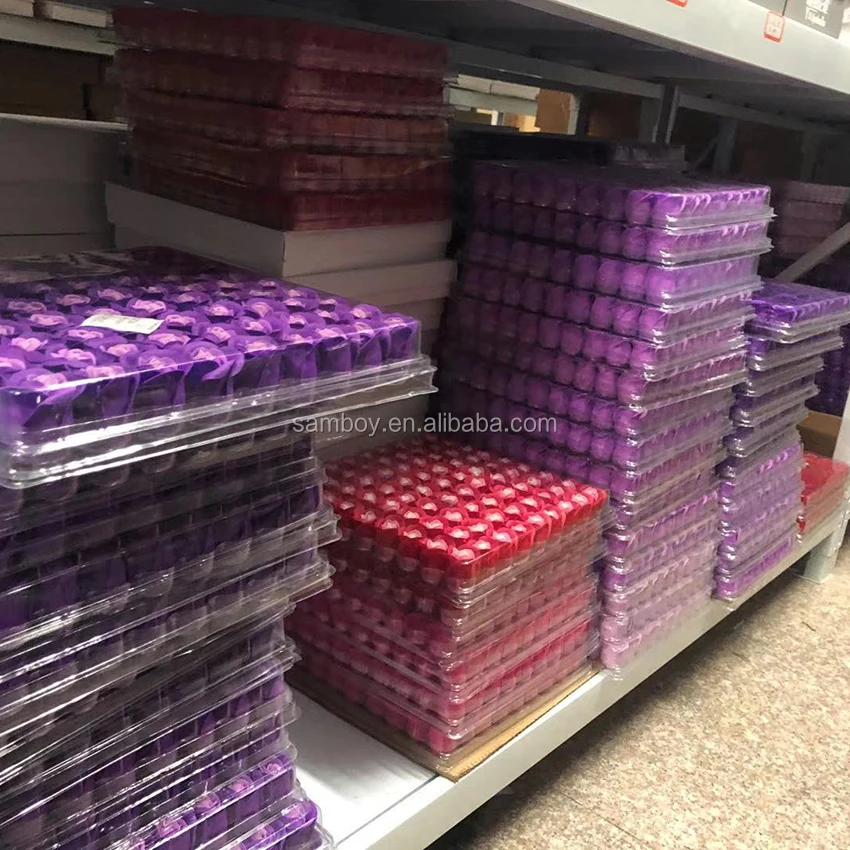 50pcs/box 3 Layer Soap Roses Handmade Artificial Flower Head Decorative ...