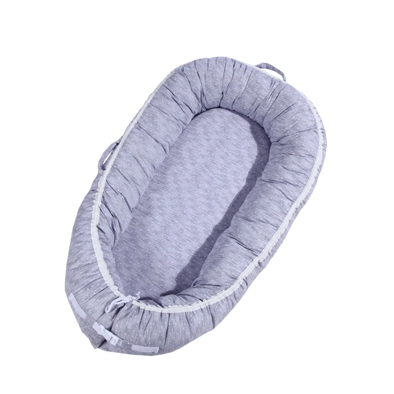Soft Breathable Cotton Portable Baby Nest Baby Lounger For Newborn Co ...