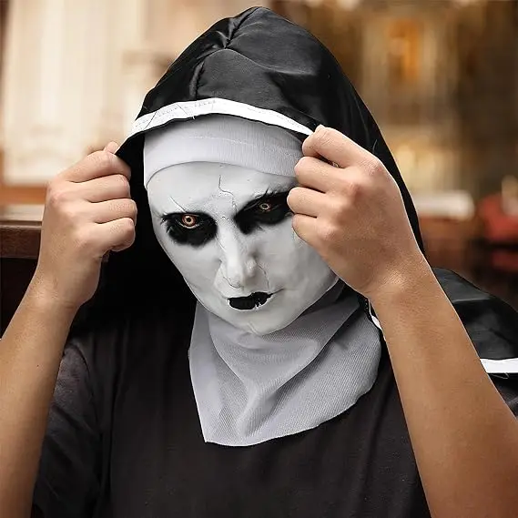 Halloween Nun Mask The Nun Mask Halloween Scary Mask Adults - Buy Nun ...