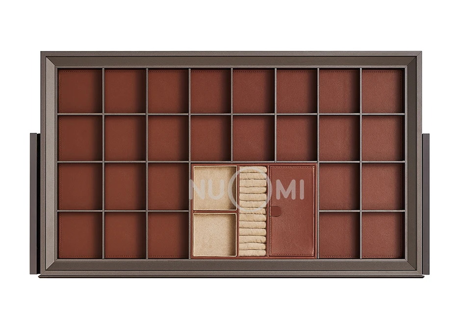 NUOMI Soft Closing Wardrobe Storage Jewelry Decoration Shelf