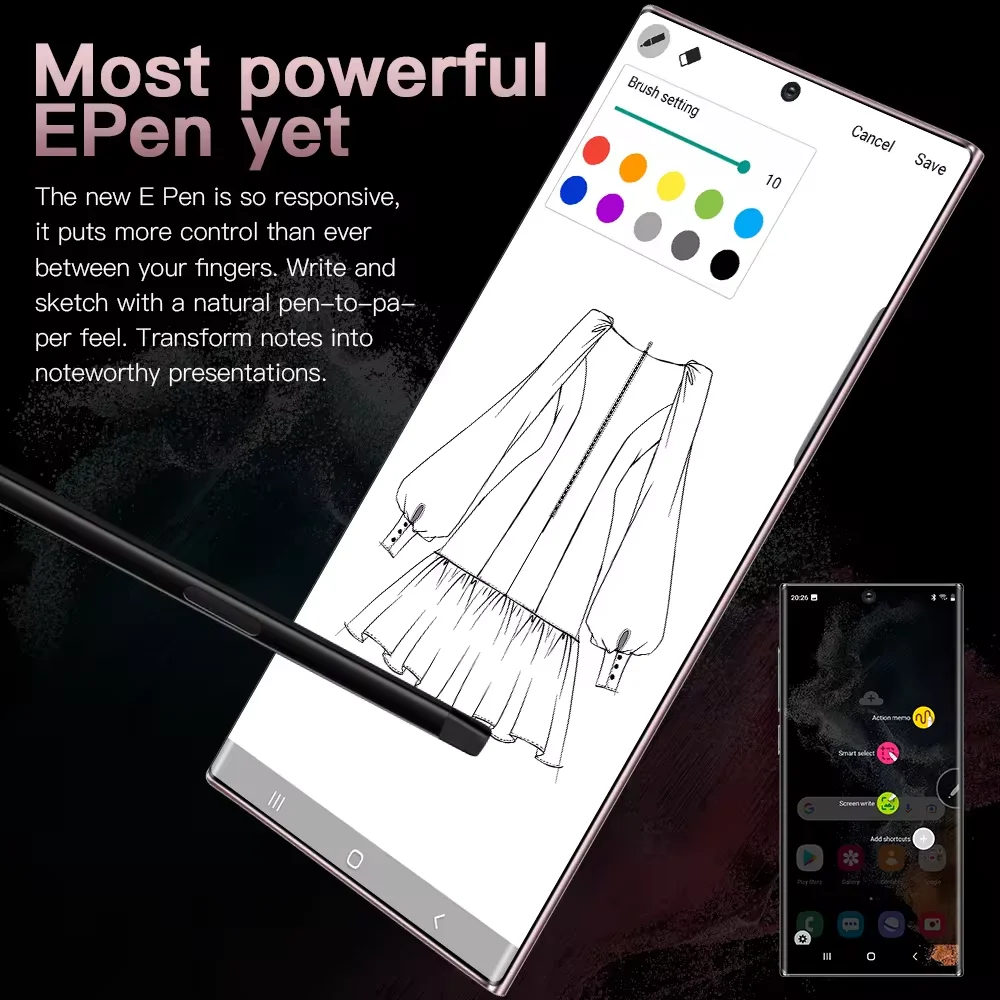 Note30 Ultra - Original Mobile Phone with 7 Inch LED Screen