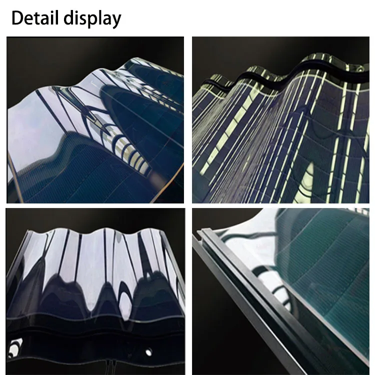 Amorphous Thin Film Solar Roof Tiles 30w 30 W 30 Watt Solar Shingles ...