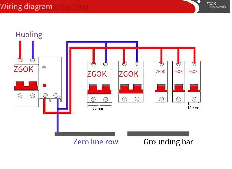 High Breaking Short Circuit Overload Overcurrent Protector 1/2/3/4 Pole ...