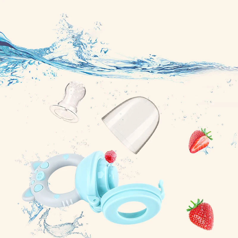 Food Grade Soft Infant Silicone Fun Pacifier Soother Feeder