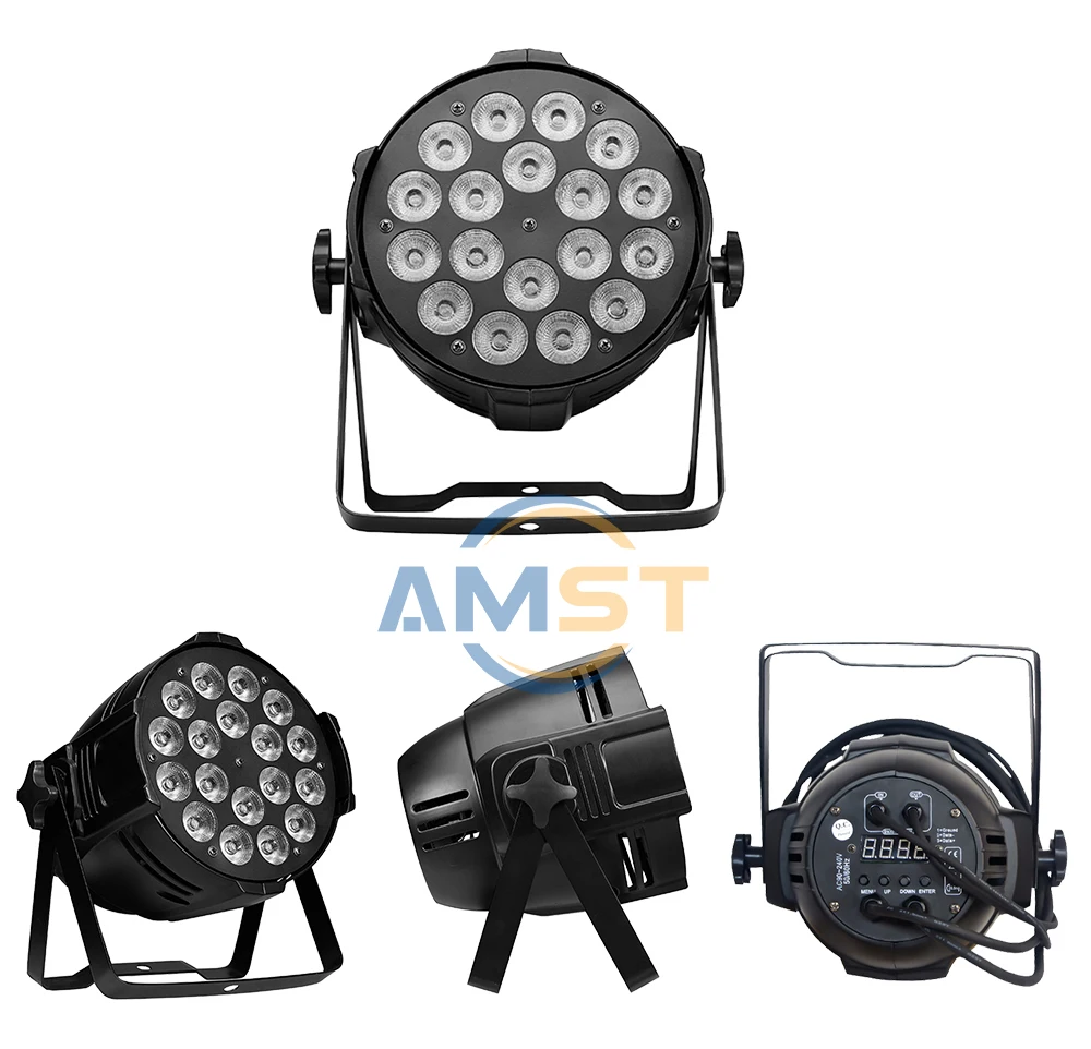 8pcs In 1 Flycase Package 18x10w Rgbw Full Color Led Par Light Hand In ...