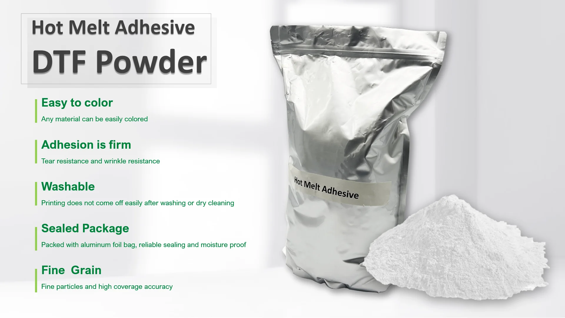 New Tpu Hot Melt Adhesive Powder Low Temperature High Permeability Soft ...