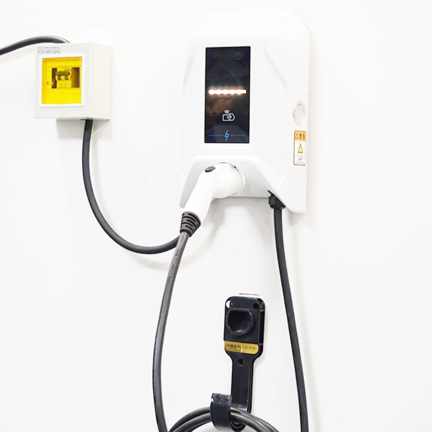 Wall Mounted Ev Charger Cable Ev Gun Holder Type 2 Gbt Type 1 J1772 ...