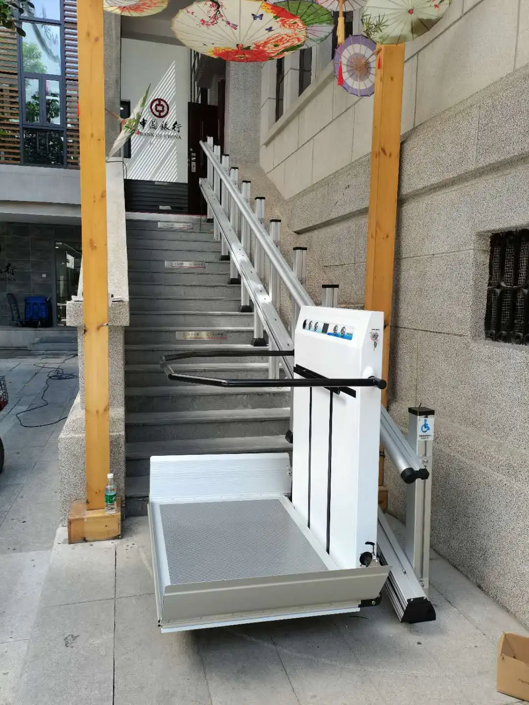 Hot Electric Wheelchair Elevator Curved Stairs Inclined Inclined ...