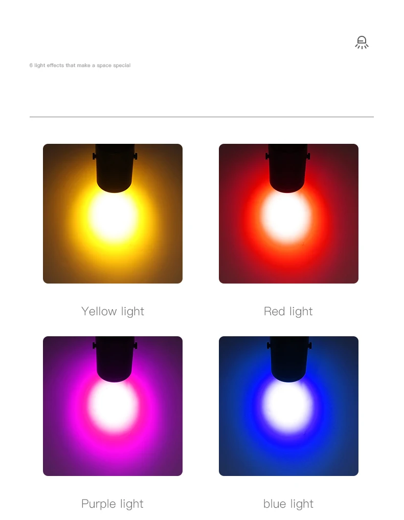 Led Rgb Colorful Remote Control 18w Track Light Lamp Aluminum Spot ...