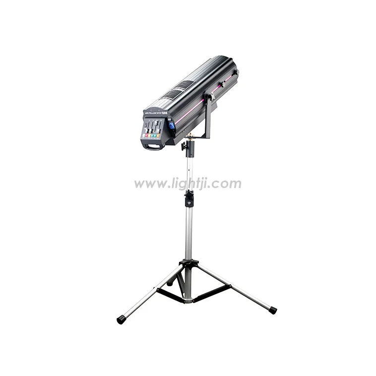 600W Electronic Focus LED Follow Spot Light DMX512 Control White Laser ...