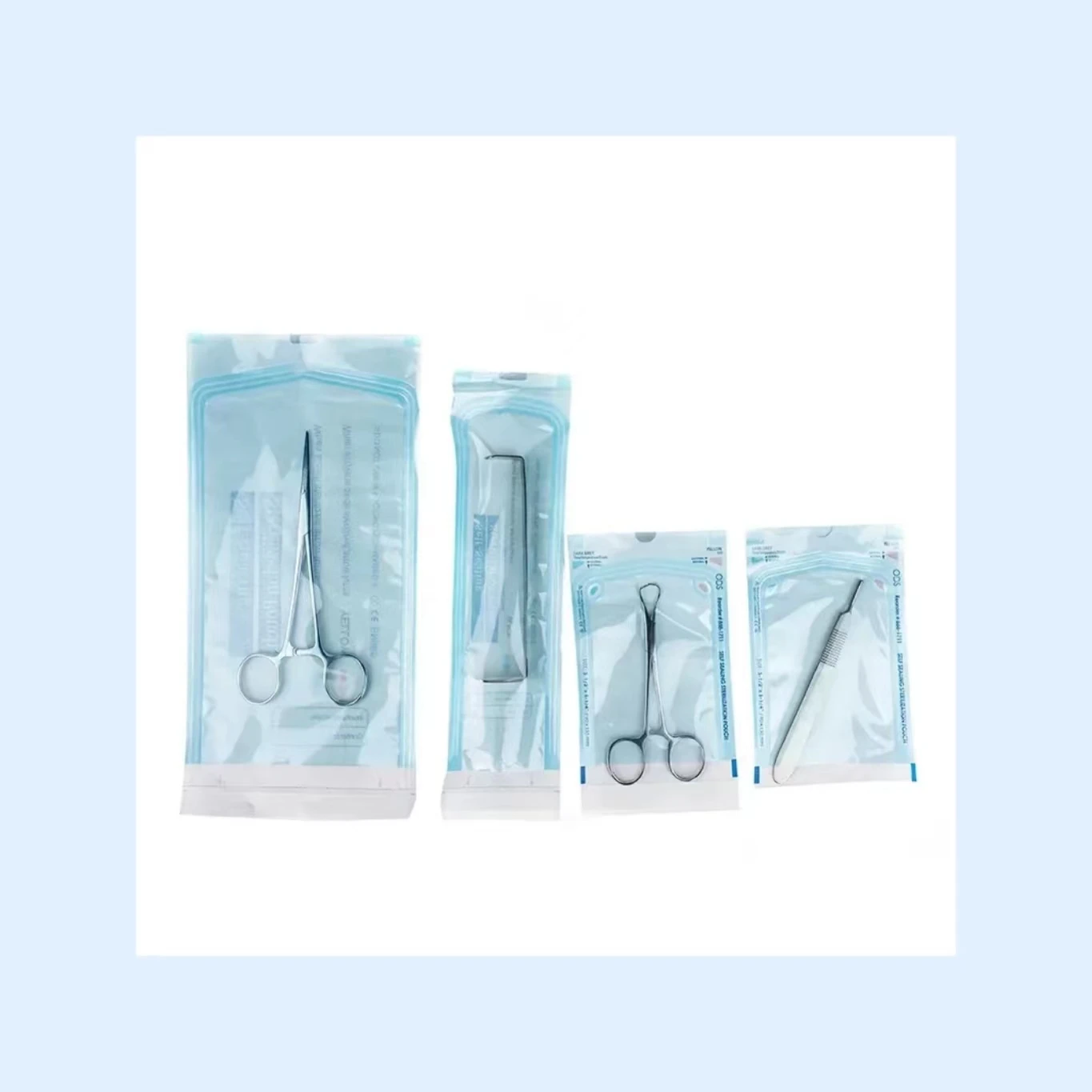 Triple Band Seal Transparent Sterilization Pouch Self Sealing Pouch ...