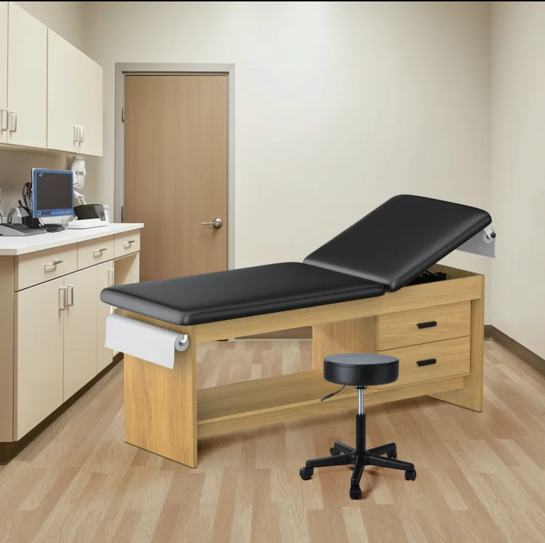 Panel Leg Adjustable Backrest Medical Massage Hospital Furniture Wooden ...