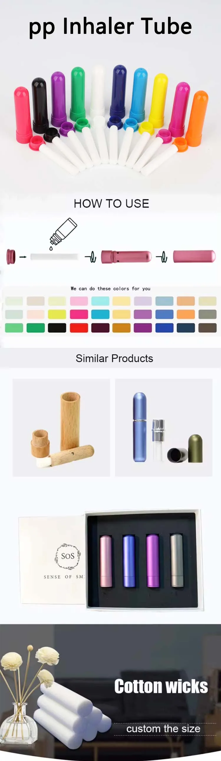 Nasal Inhaler with Empty Tube - TKS Essential Oil Inhaler