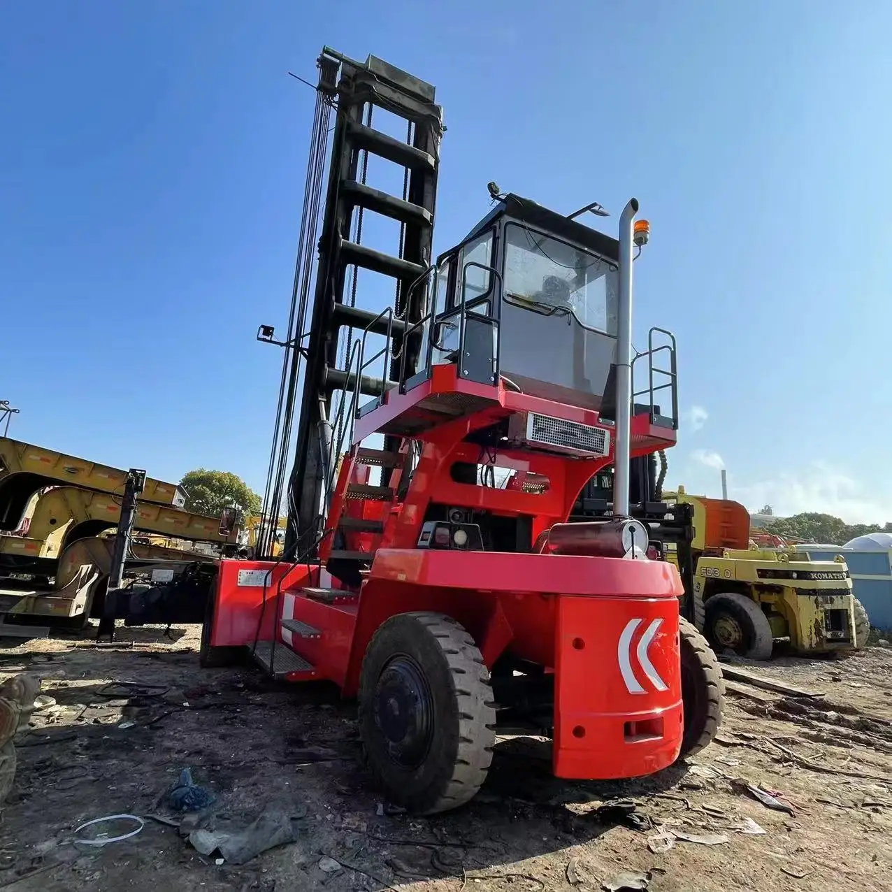 Original Used Kalmar Empty Container Stacker,Good Price In Shanghai ...